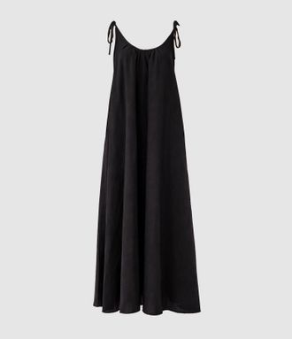 Anine Bing Robe Flora Black