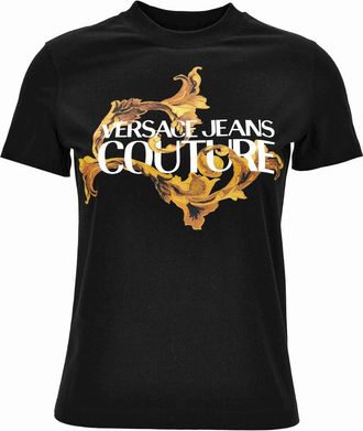 Versace Femme, Tops, Noir, Taille: 40 FR T-shirts et Polos