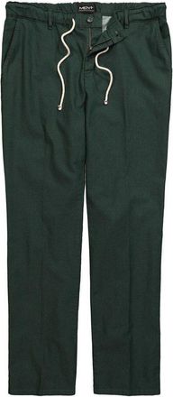 Men Plus Schlupfhose Leinenmix-Hose Relaxed Fit Elastikbund