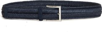 Orciani Homme, Accessoires, Bleu, Taille: 85 CM Ceinture Tress&eacute;e &Eacute;lastique