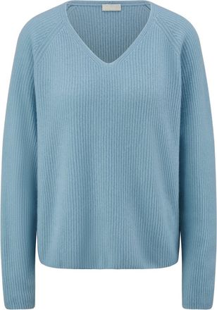 Peter Hahn V-Pullover Peter Hahn blau