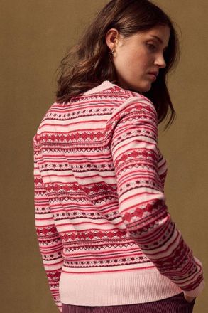 Next Strickpullover Lang&auml;rmeliger, weicher Pullover mit V-Ausschnitt (1-tlg)