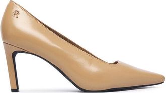 Tommy Hilfiger High Heels Squared Toe High Heel Lth Pump FW0FW09510 Hellbraun