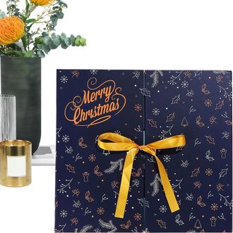 Generic Leere Boxen zum Zur&uuml;ckz&auml;hlen, multifunktionaler Beh&auml;lter f&uuml;r 24 Tage, erstellen Sie Ihre eigenen Konten zur&uuml;ck, f&uuml;r kleines Spielzeug, Lippenstift, Fo