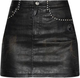 A Bathing Ape A Bathing Ape, Femme, Jupes, Noir, Taille: 36 FR Short Skirts