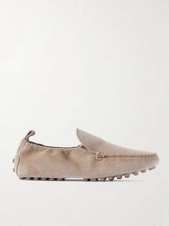Tod's Gommino 22l Loafers Aus Veloursleder - Braun