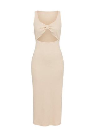 Lascana Midikleid aus weicher Rippware