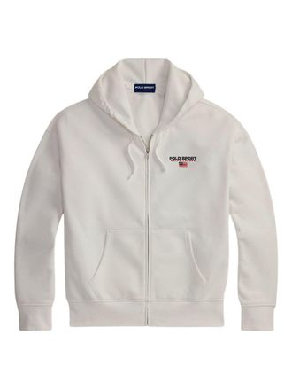 Polo Ralph Lauren Mens Polo Sport Sweatshirt White Cotton Sweatshirts Sweater