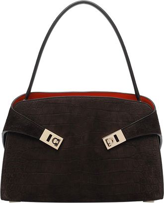 Ferragamo Sac Port&eacute; &Eacute;paule - Marron