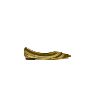Jimmy Choo London Love Flat Ballerina - - Shoes - Damen - Gr&uuml;n - 39 EU
