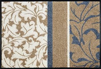 Wash+Dry pi&egrave;ce, Surface Nylon Semelle: 100% Caoutchouc Nitrile, 50x75cm, Marron