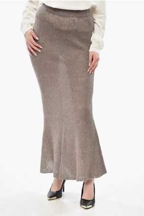 Lisa Yang Cashmere-Blend Flared Skirt KELSY size Xs