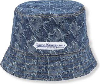 Lanvin Femme, Accessoires, Bleu, Taille: 58 CM Lunar Year Bucket Hat