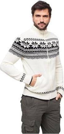 Brandit Norwegian Cardigan, color: white, size: XXL