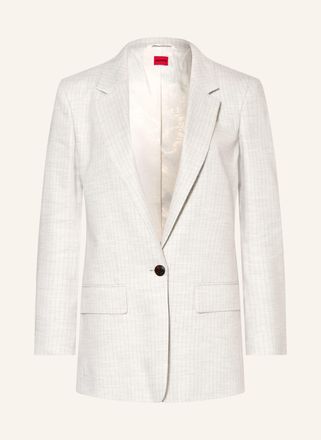 HUGO BOSS Hugo Blazer Anettea Mit Leinen grau