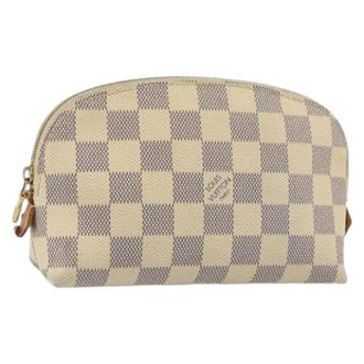 Louis Vuitton Pre-owned Damier Azur Canvas Pouch - - Pre-owned - Damen - Wei&szlig; - ONE SIZE