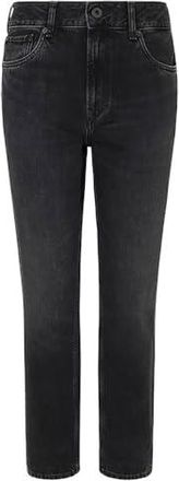 Pepe Jeans London Tapered Jeans Hw PL204591, Noir (Denim-XH7), 32W / 32L Femme