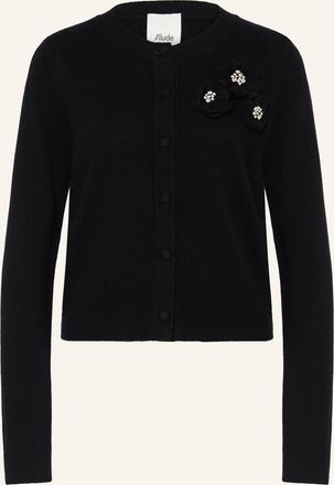 Allude Allude Strickjacke Mit Cashmere Und Schmucksteinen schwarz