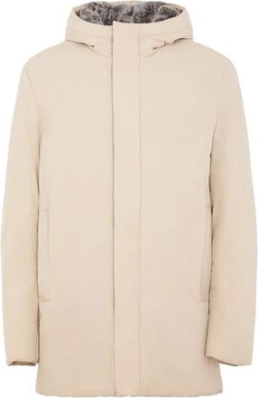 Suns Homme, Manteaux, Beige, Taille: M Parka Rembourr&eacute;e