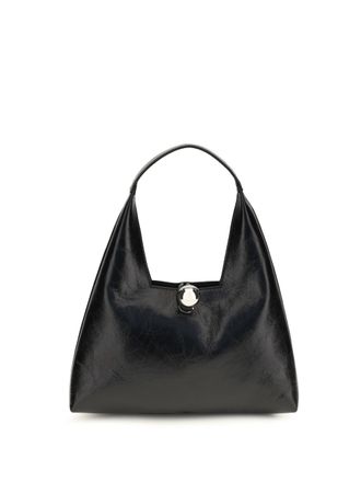 Marni Trapeze Calfskin Leather Shoulder Bag - Black