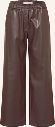 Brax Brax Culotte Maine In Lederoptik braun