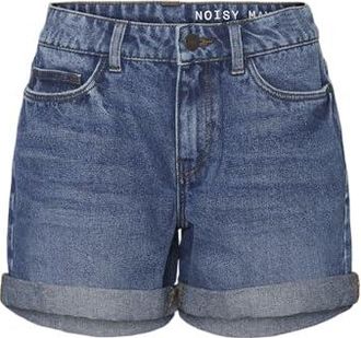 Noisy May NOS DE Nmsmiley Nw Shorts Vi060mb BG Noos, Medium Blue Denim, XL Femme