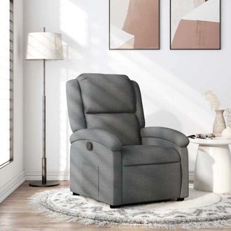 vidaXL Relaxsessel Dunkelgrau Stoff - Vidaxl