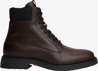 Tommy Hilfiger Boots &agrave; lacets en cuir