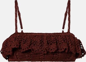 Anna Kosturova Bralette aus H&auml;kelstrick