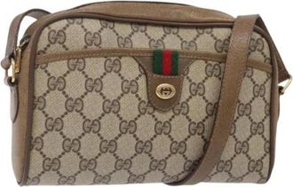 Gucci Pre-owned Cuir sacs-gucci - Femme - Pre-owned - Beige - Taille: ONE Size