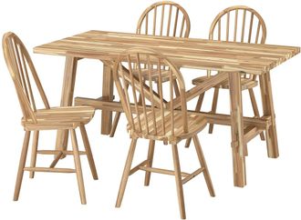 IKEA SKOGSTA / SKOGSTA Tisch und 4 St&uuml;hle