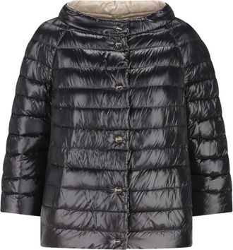 Herno Femme, Vestes, Noir, Taille: 48 FR Doudoune Matelass&eacute;e