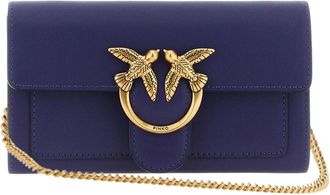 Pinko Pinko, Femme, Sacs, Violet, Taille: ONE Size Love Simply Wallet