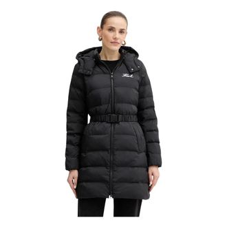 Karl Lagerfeld Leichte lange Daunenjacke - - Jackets - Damen - Schwarzk - S
