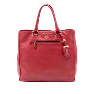 Prada Pre-owned Vintage Satchel - Femme - Pre-owned - Rouge - Taille: ONE Size