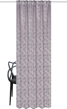 Home Wohnideen 85197 Fertigschal Gingko, Verdunkelungsfunktion, versch. L&auml;ngen, Farbe:grau, Gr&ouml;&szlig;e:245 x 135 cm, Anzahl:1x