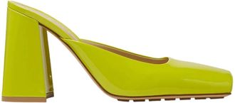 Bottega Veneta Femme, Chaussures, Vert, Taille: 37 1/2 EU Tower Mules