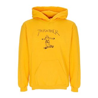 Thrasher Goldener Herren Hoodie mit Kordelzugkapuze - - Sweatshirts & Hoodies - Herren - Gelb - XL