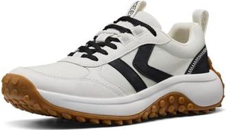 Keen Ks86 en cuir confortable et durable style r&eacute;tro pour femme, Blanc &eacute;toil&eacute;/noir, 7.5