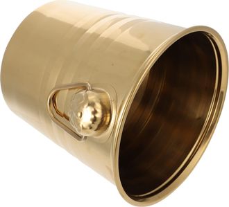 Valiclud Eimer Gold Kühler Goldener Eiskübel Für Cocktailbar Edelstahl-Eiskübel Für Partys Isolierter Eiskübel Wein- -Eiskübel 3L?er Eiseimer Eiskübel Gold