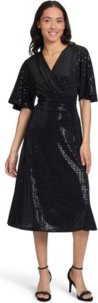 Vera Mont Damen 5107/4021 Kleid, Black/Black, 40