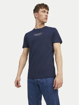Jack & Jones Jack & Jones T-Shirt Archie 12217167 Dunkelblau Regular Fit