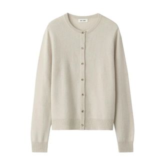 Soft Goat Femme, Pulls, Beige, Taille: 38 FR Gilet Boutonn&eacute; &agrave; Col Rond