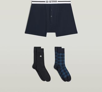 G-Star Boxer & Sock Set - Mehrfarbig - Herren