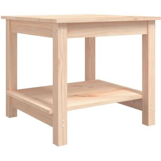vidaXL Couchtisch 50x50x45 cm Massivholz Kiefer Vidaxl