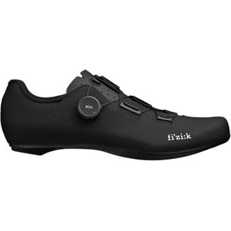 fizik Unisex Tempo Decos Wide Cycling Shoes, Black/White, 12 UK