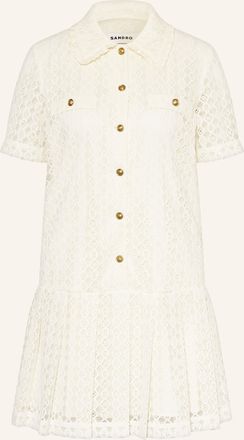 Sandro Sandro Kleid Aus Lochspitze weiss