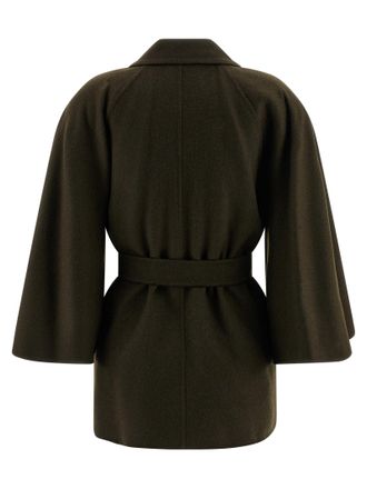 Max Mara Womens Bicolor Wool Coat Clothing