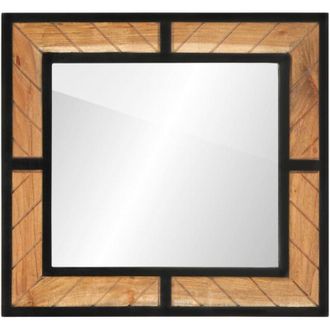 vidaXL Miroir de salle de bain 60x1x55 cm bois massif dacacia Vidaxl