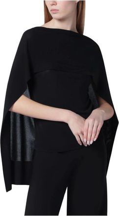 Alberta Ferretti Femme, Blouses et Chemises, Noir, Taille: 42 FR Top